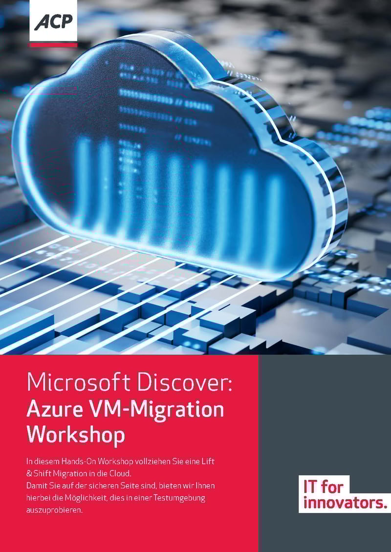 WORKSHOPS | Microsoft Discover: Azure VM-Migration Workshop